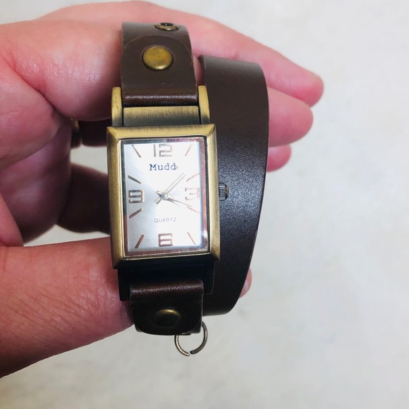 Mudd | Accessories | Mudd Brown Leather Wrap Watch | Poshmark